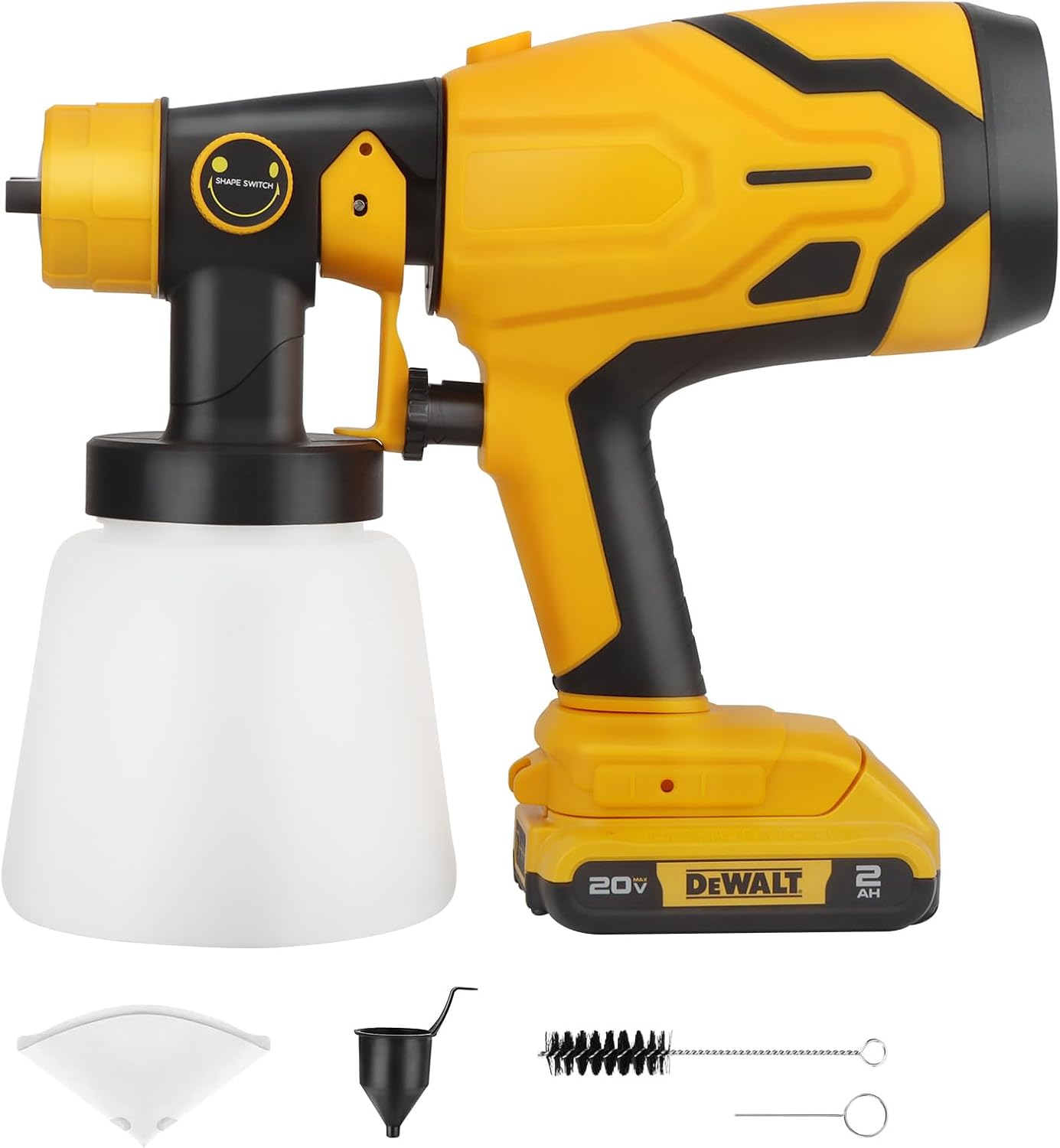 Amazon.com : Paint Sprayer for Dewalt 20V MAX Battery Cordless HVLP Paint Sprayers Brushless ...