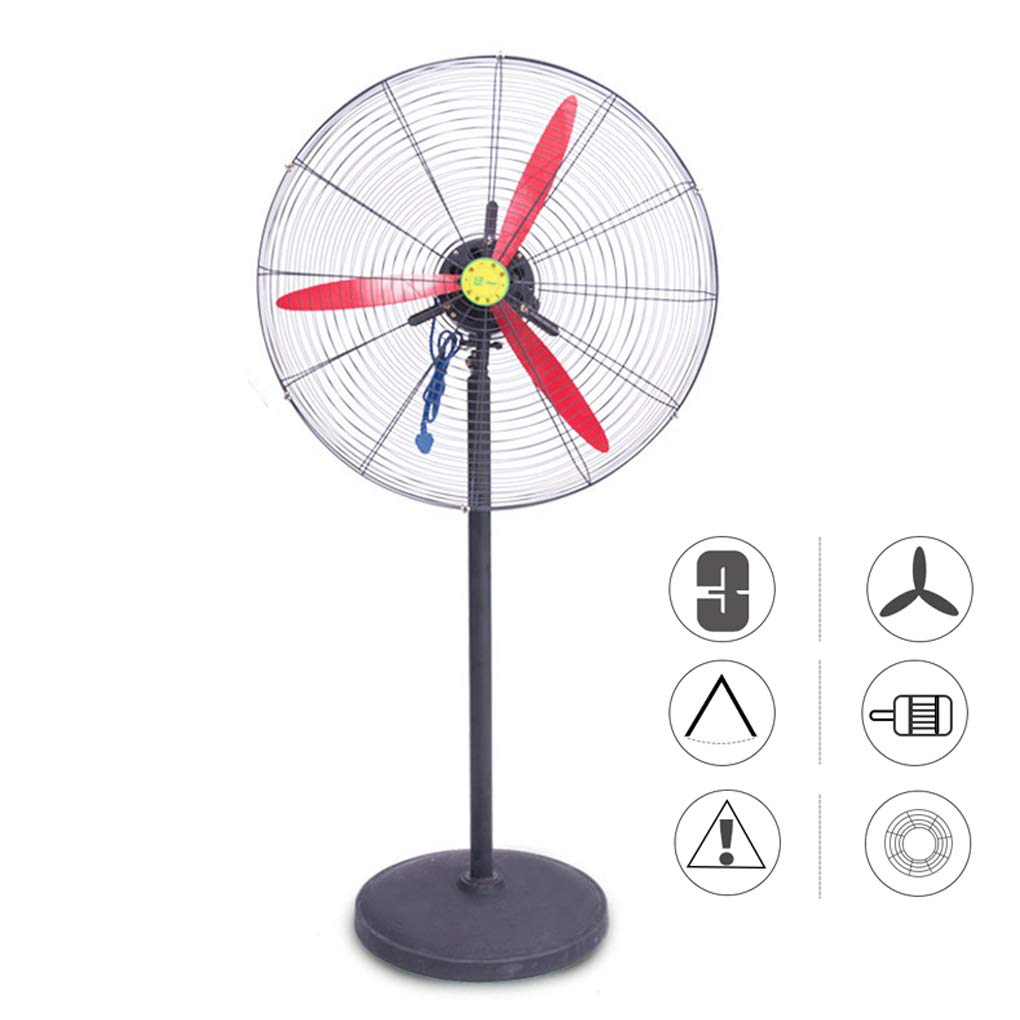 Classic Pedestal Stand Fan Black Features Oscillating Cooling Fans ...