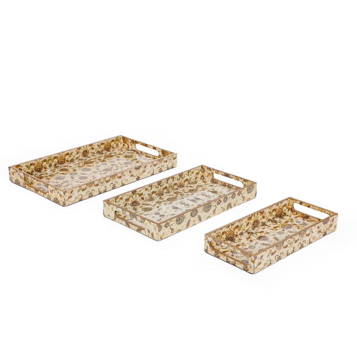 Home4U Hem Nested Tray Set of 3 : Amazon.in: Home & Kitchen