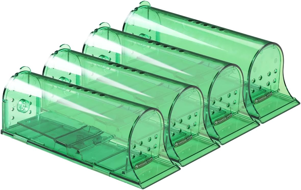 Amazon.com : Humane Live Mouse Traps - 4 Pack | Indoor for Home and ...