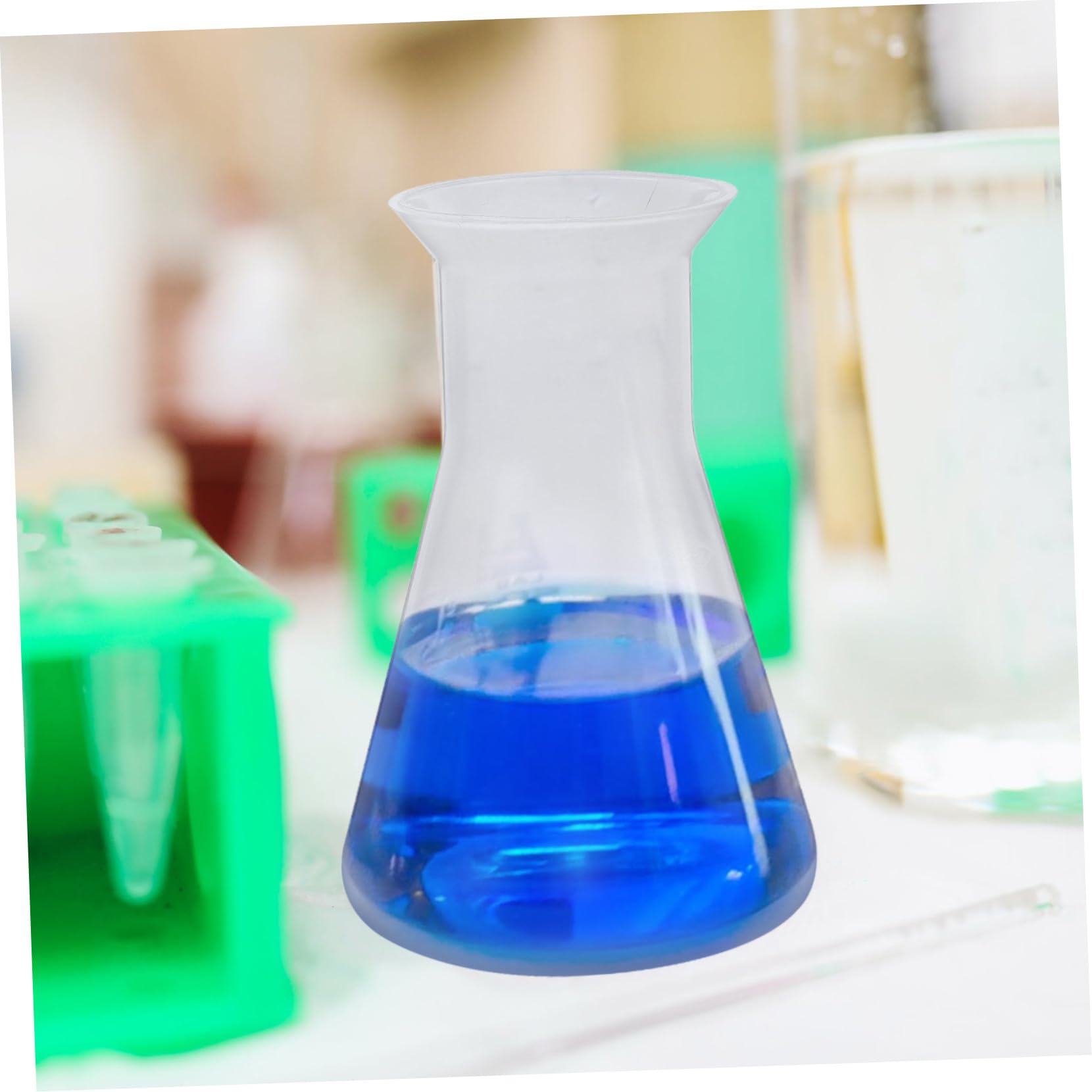 Snapklik.com : 6pcs Laboratory Flask Graduated Flask 100ml Conical ...