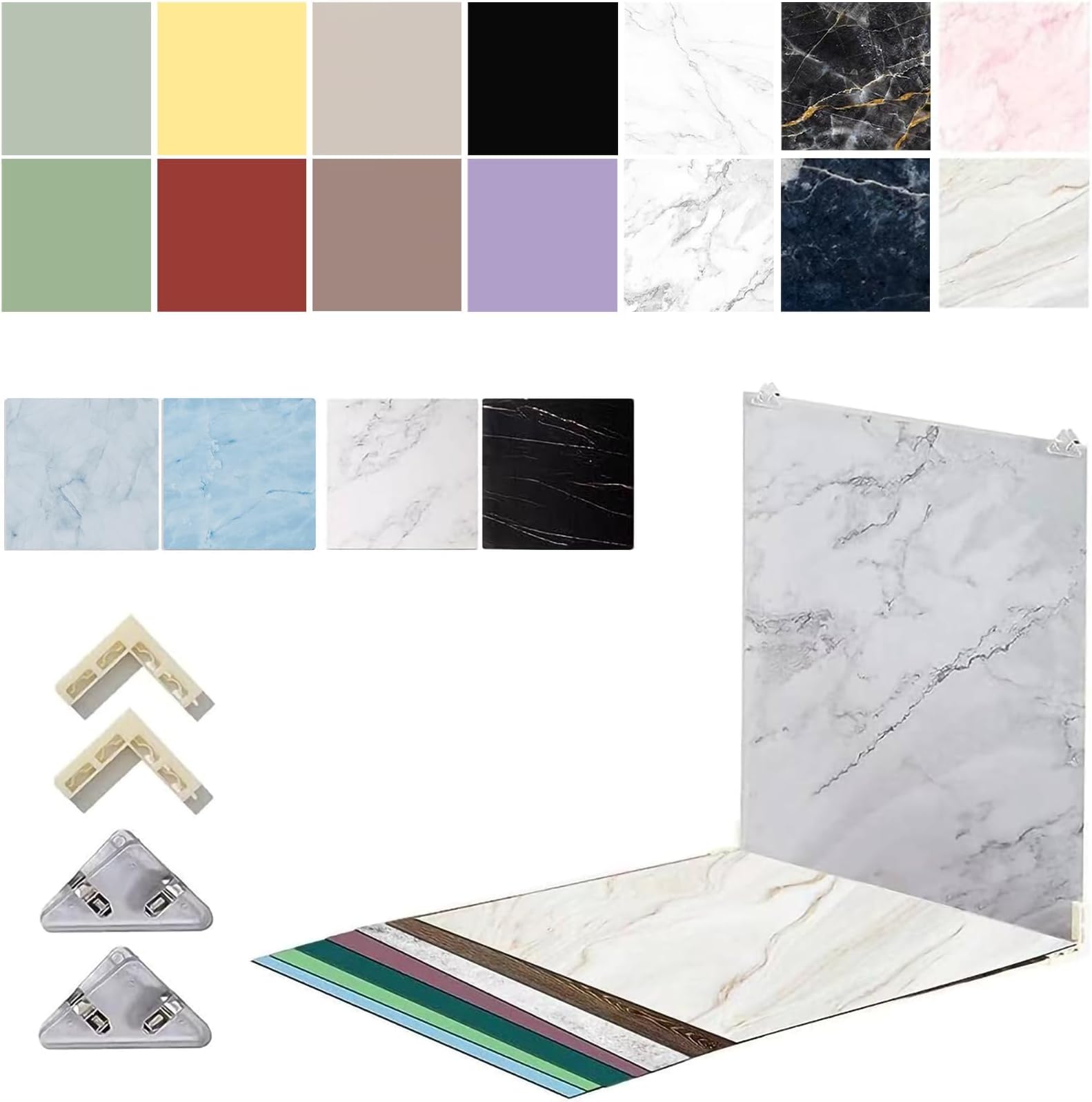 Amazon.com : 9PCS 18Patterns 24x24IN Double Sided Photography ...