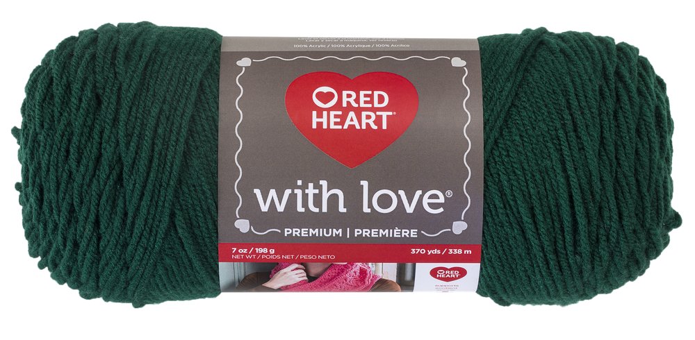 Amazon.com: Red Heart Love Yarn-Evergreen, Multicolor