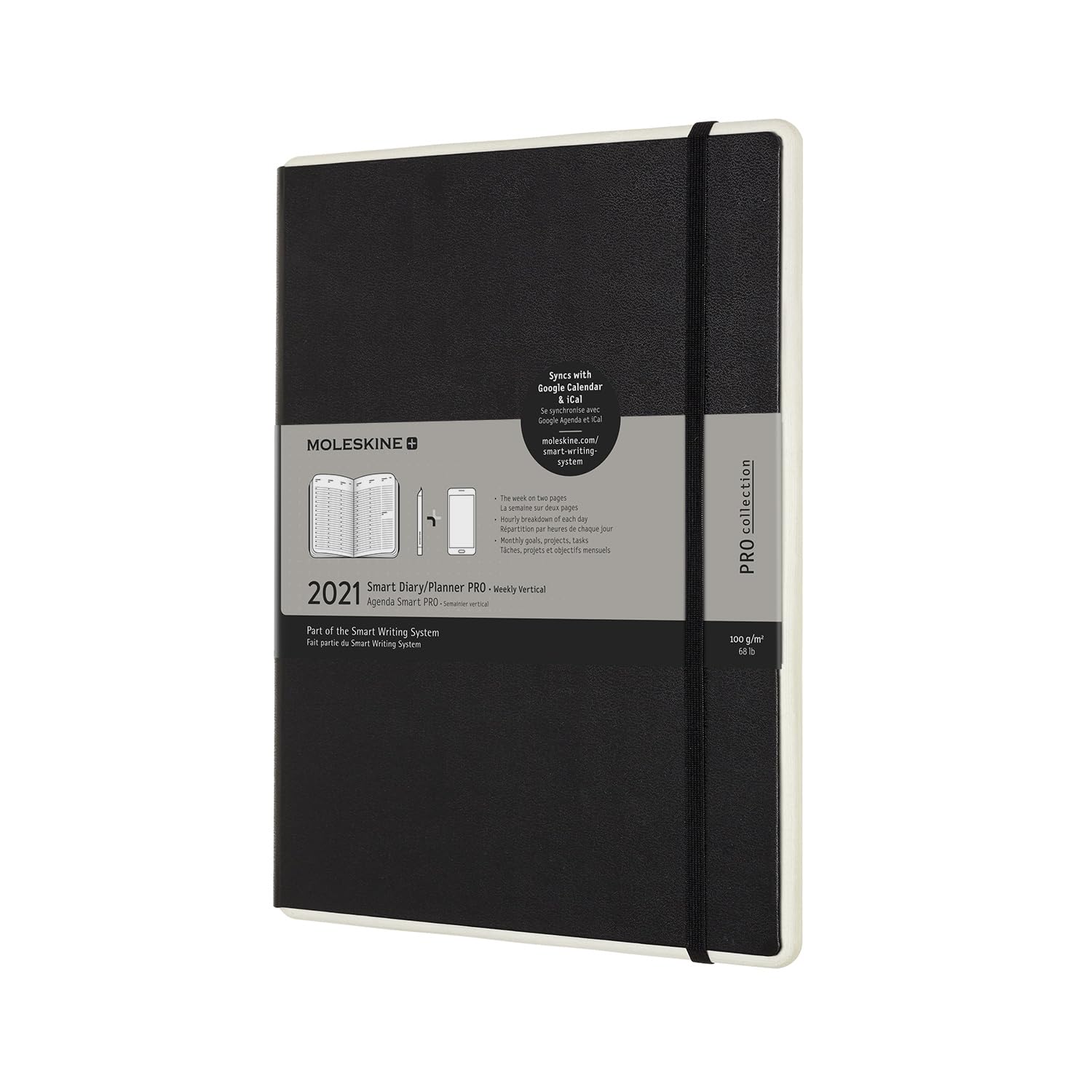 Moleskine - Smart Diary Pro, Electronic Portable Planner 2021, 12-Month ...