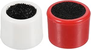 PATIKIL Round Billiard Cue Tip Sander, 2 Pack Rubber Cue Pool Tip ...