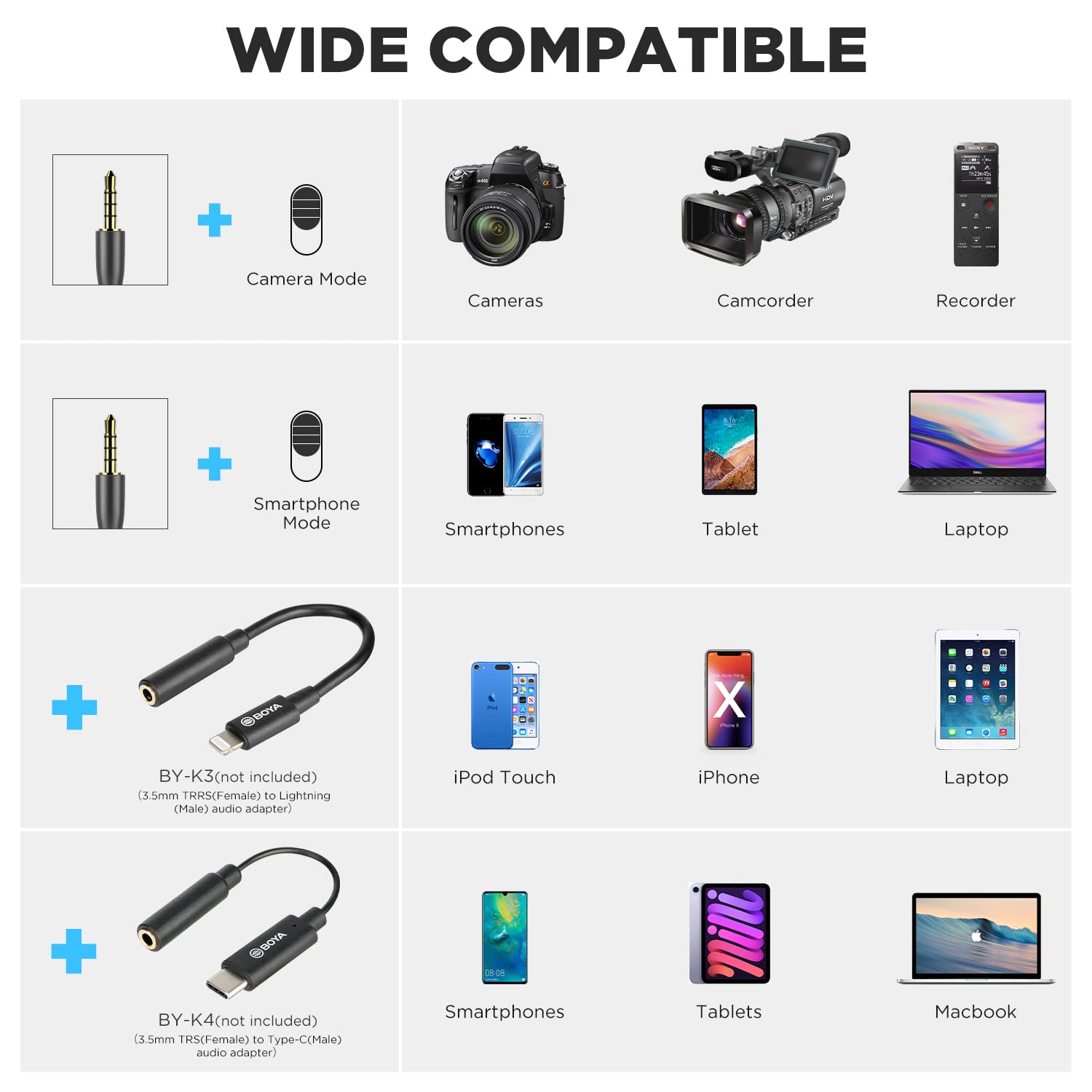 Snapklik.com : BOYA External Lavalier Lapel Microphone BY-M1S ...