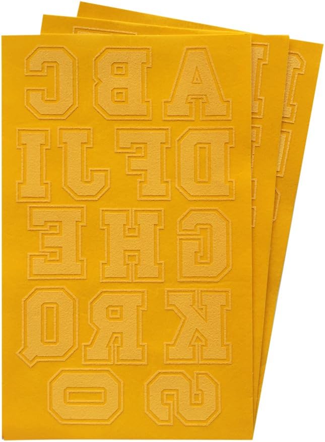 Amazon.com: QIUKUI 4set 2 Inch Vinyl Iron on Letters Heat Transfer ...