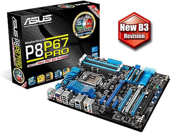 Amazon.com: ASUS P8P67 LGA 1155 SATA 6Gbps USB 3.0 Supported Intel P67 ...
