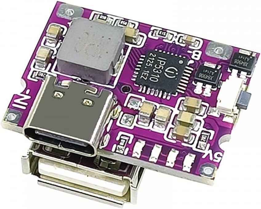 Amazon.com: 2A 5V Lithium Battery Charging Discharge Module USB C 3.7V ...