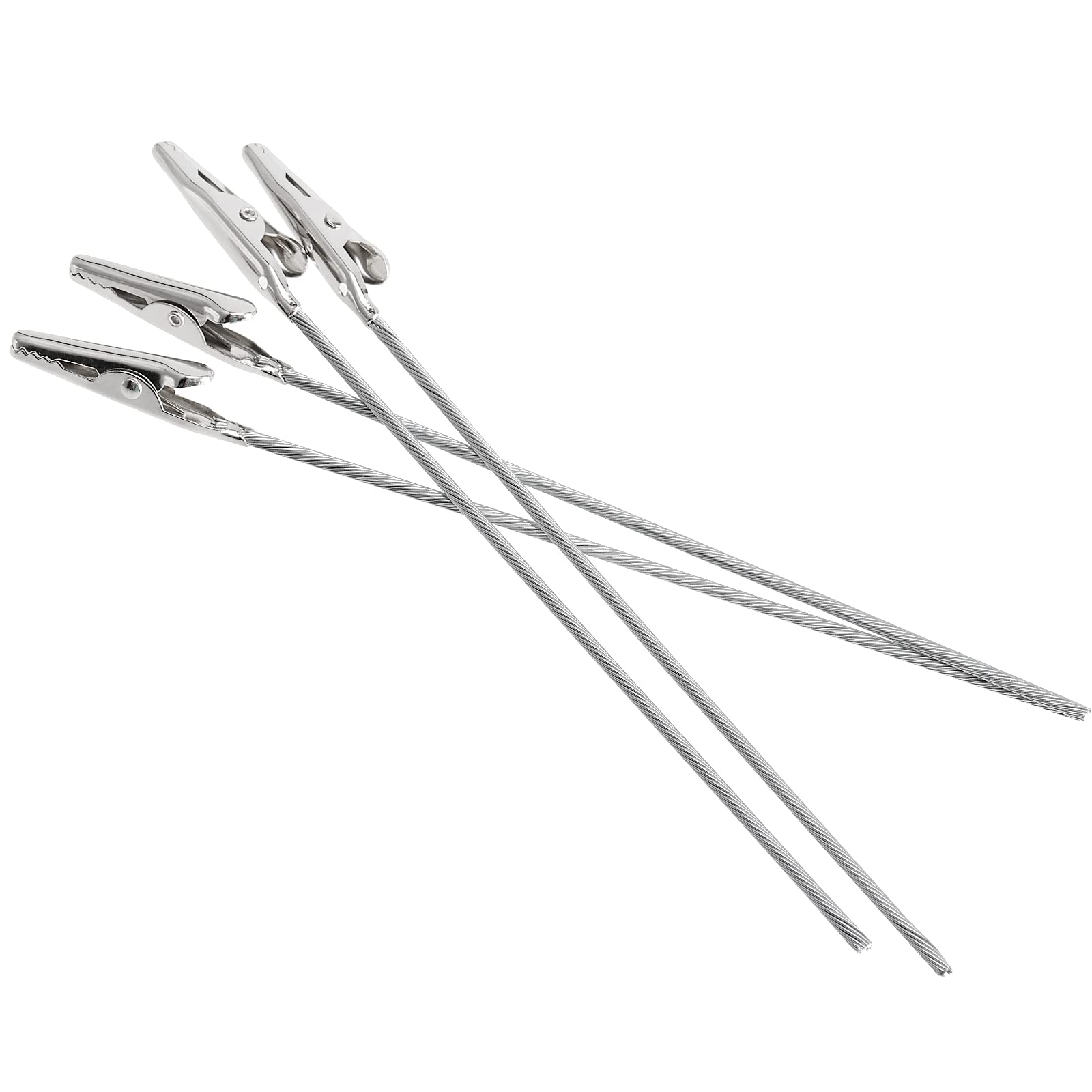 Snapklik.com : 150 Pcs 6 Inch Long Tail Alligator Clamps, Long Tailed ...