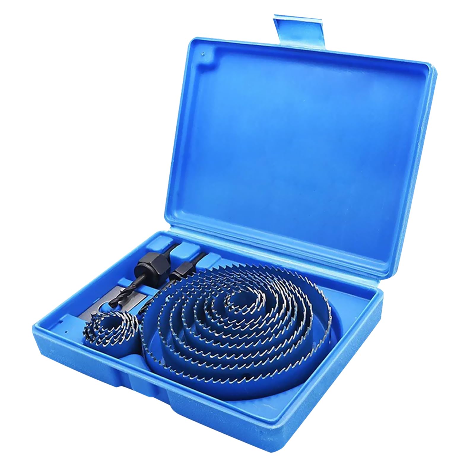 Buy Beauenty Hole Saw Kit 16PC Blue Carbon Steel Hole Saw Set for Wood ...