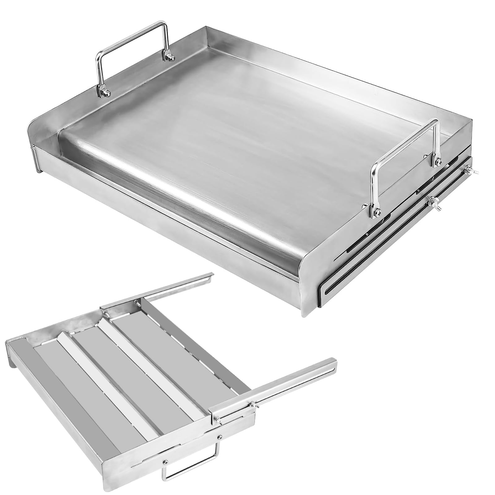 Snapklik.com : Uniflasy Universal Griddle For Weber Gas Grill,304 ...