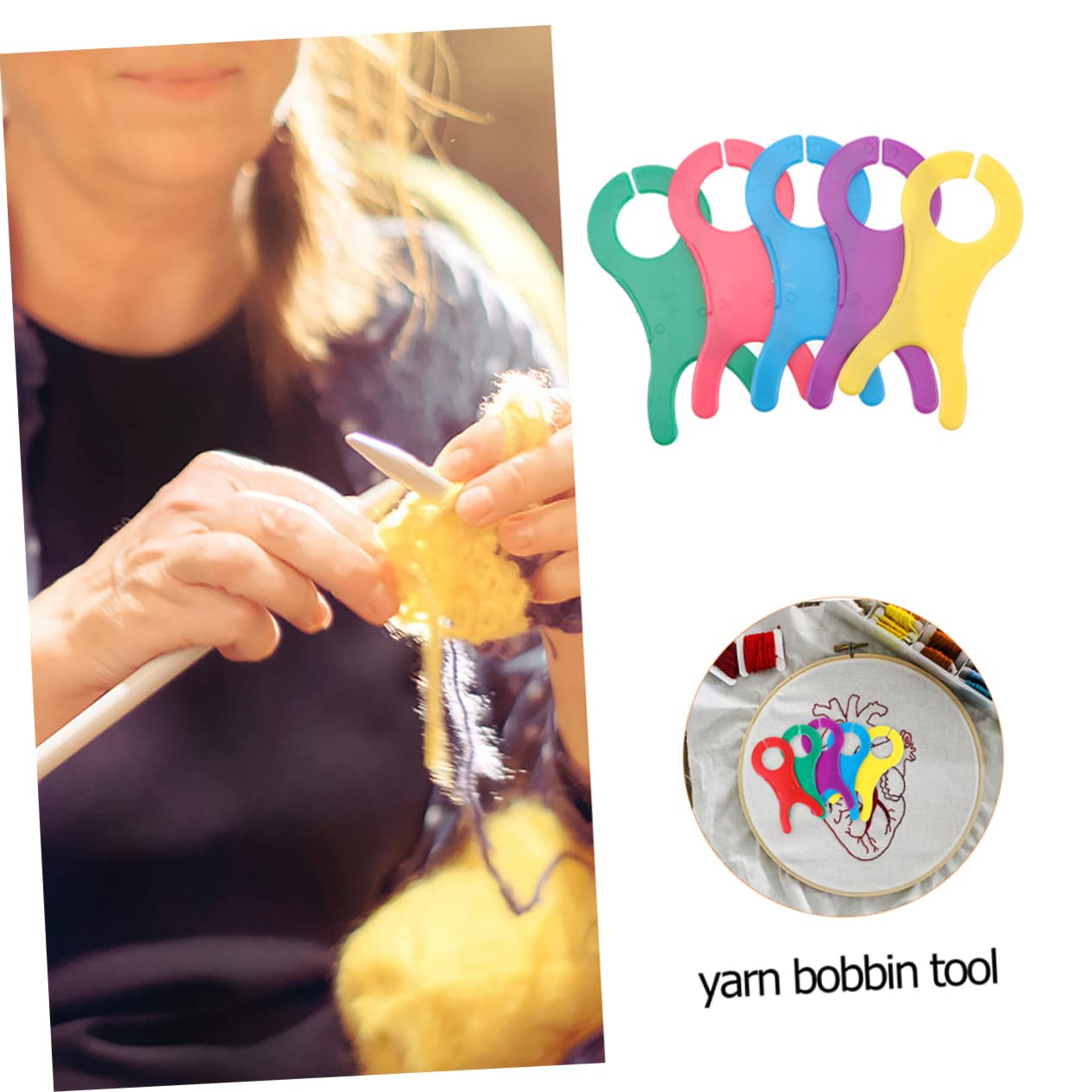 Bobbin Thread Jersvimc 40pcs Yarn Bobbins For Crochet Large Bobbins ...