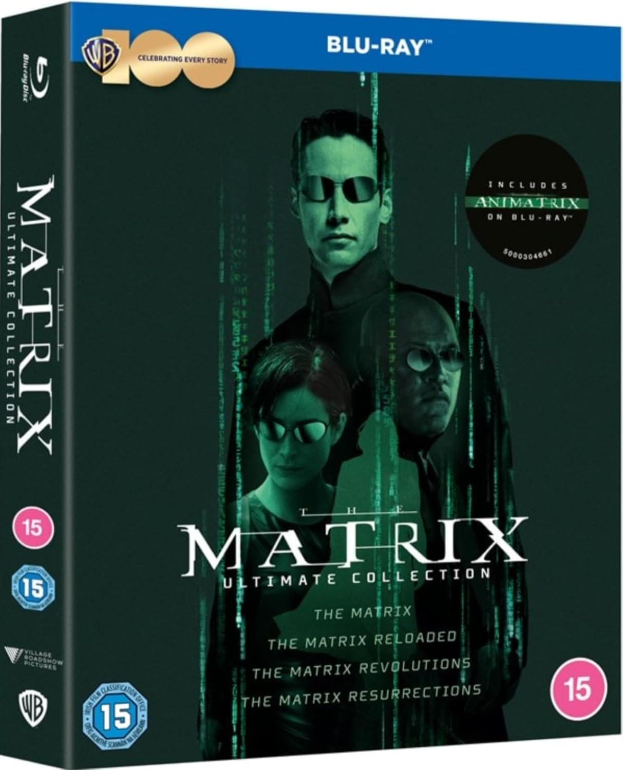 Amazon.com: The Matrix: 4-Film Ultimate Collection [Blu-ray] [Region ...