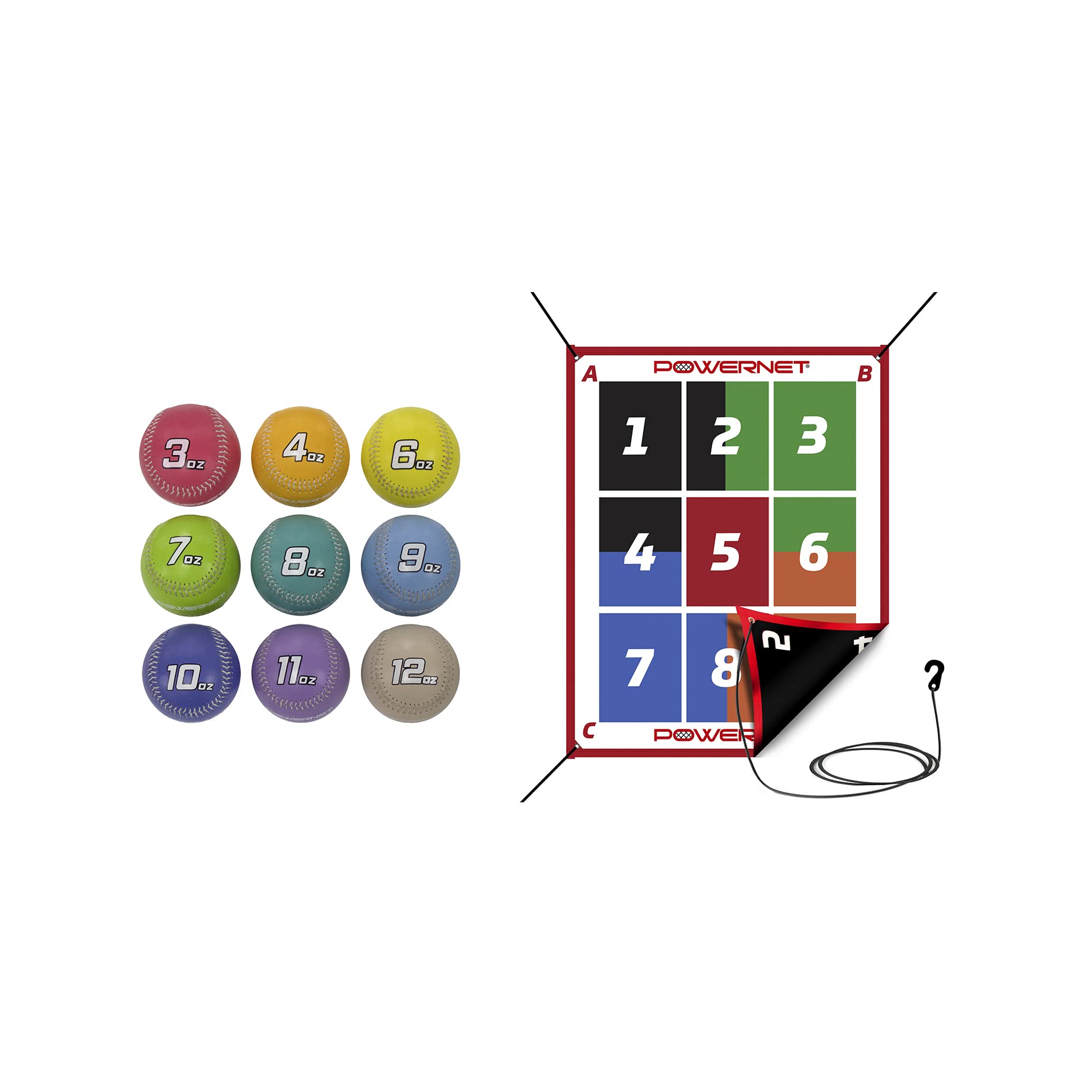 Amazon.com : PowerNet German Marquez Numbered Pitching Pad, Progressive ...