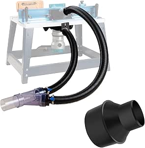 Amazon.com: POWERTEC Router Table Dust Collection System w/Y Fittings ...