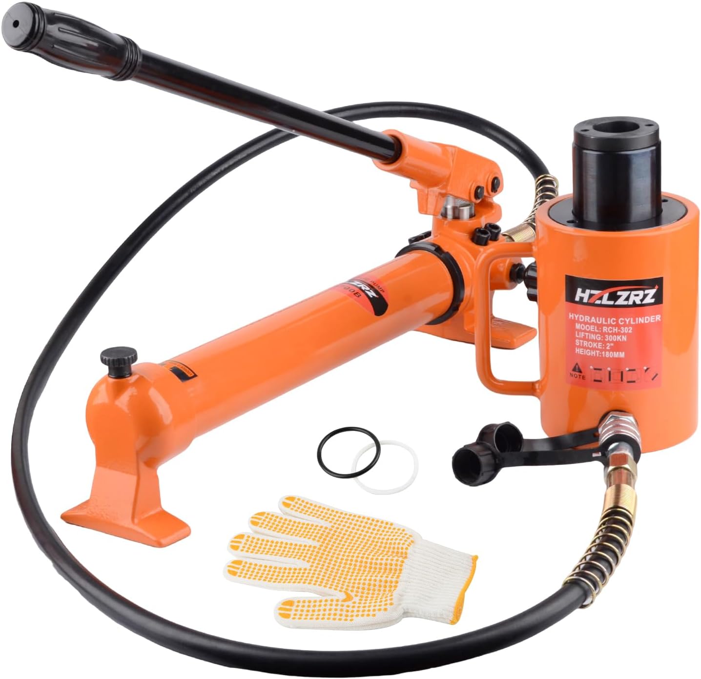 Amazon.com: HZLZRZ 30 Ton Hydraulic Cylinder Jack Porta Power Ram 2" Stroke, CP-700B Manual ...