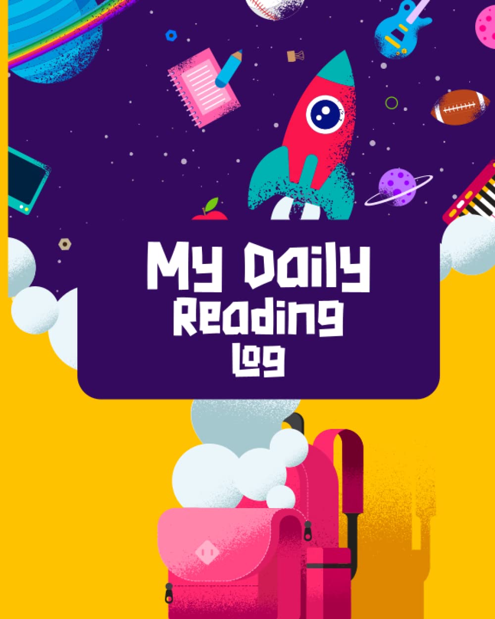 My daily Reading Log: A Fun And Unique Reading Tracker For Girls and ...