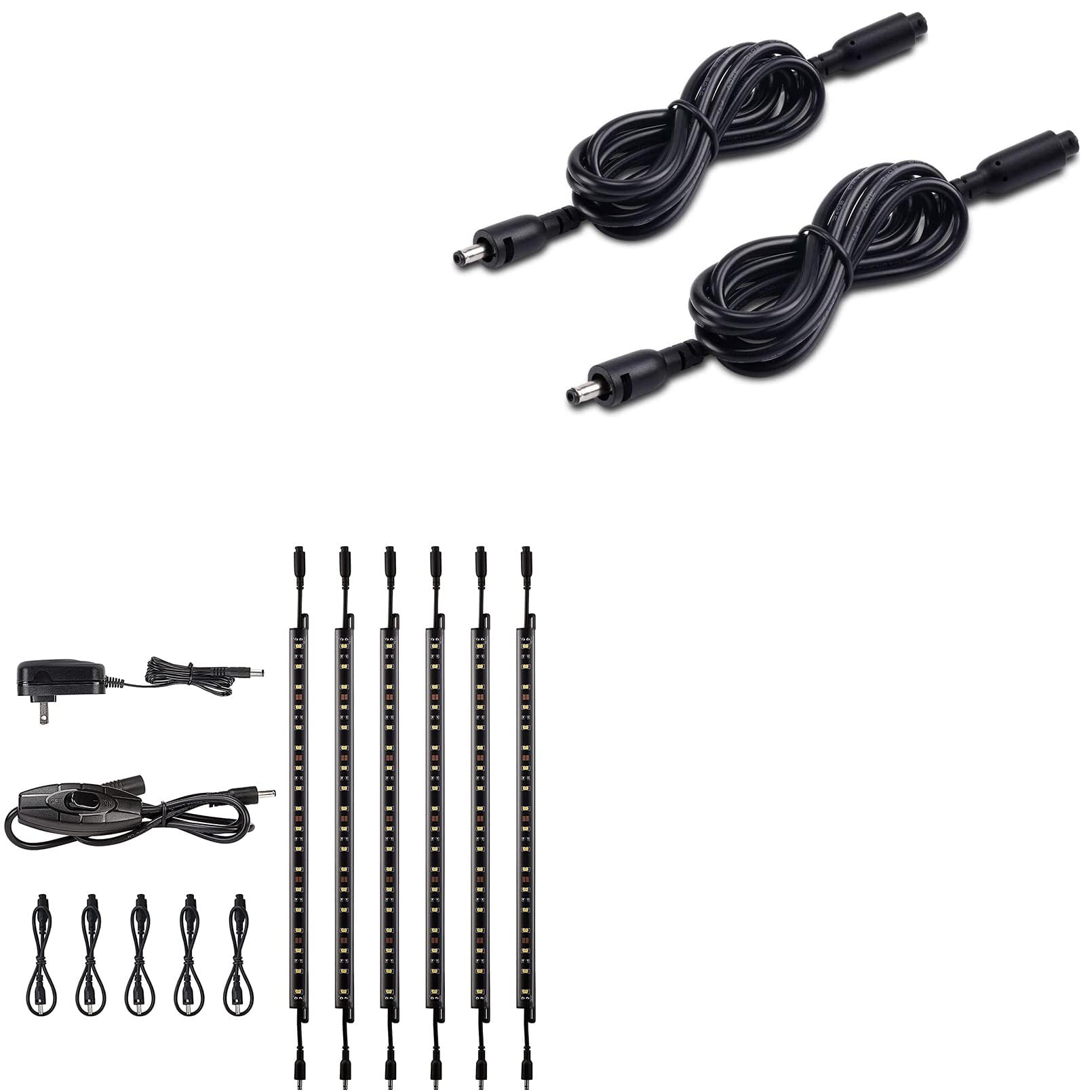 TORCHSTAR LED Safe Lighting Kit Bundle 39 Inches Interconnect Cable, (6 ...