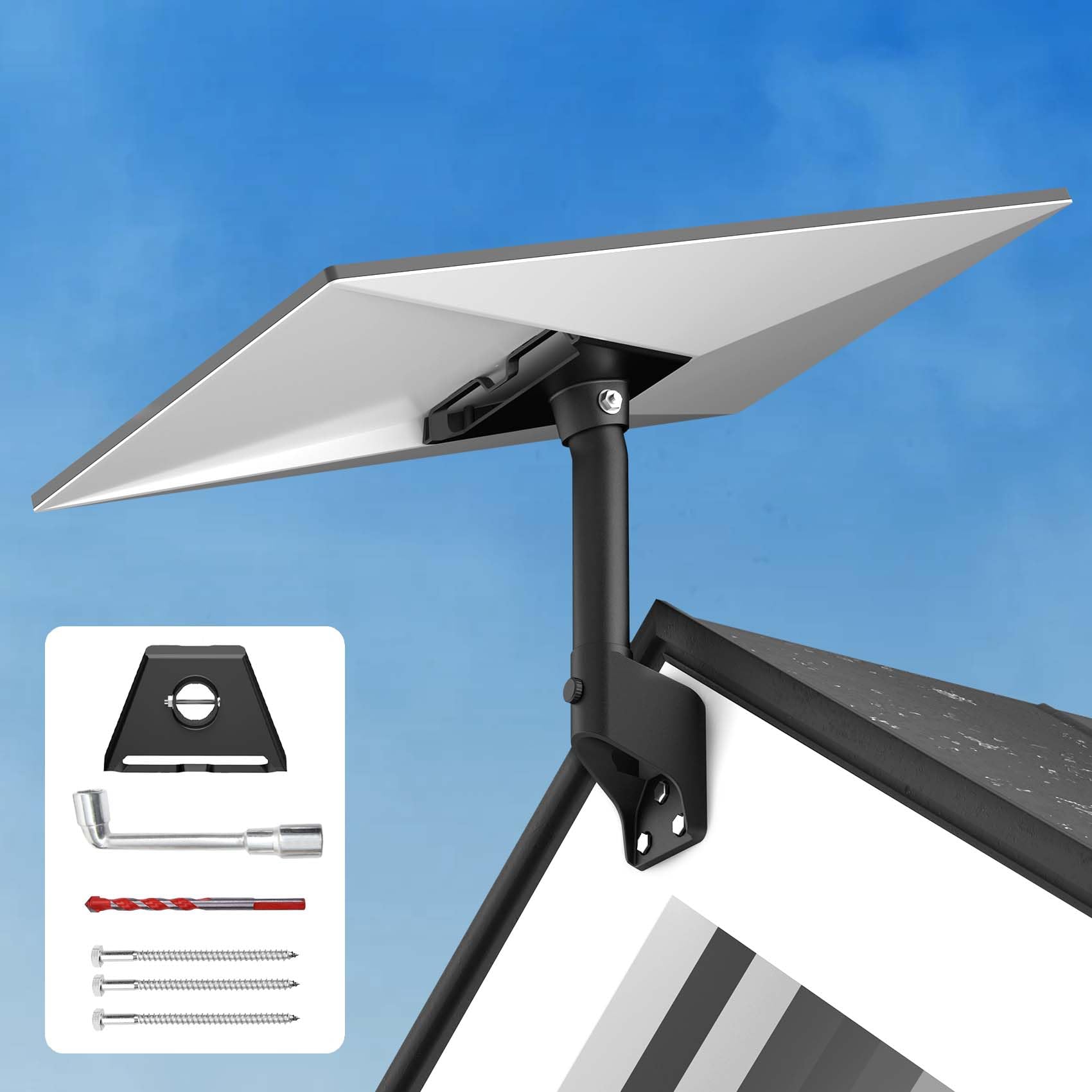 Buy Starlink Gen 3 , 360° Adjustable Starlink Short Wall Compatible with V3 Starlink Standard ...