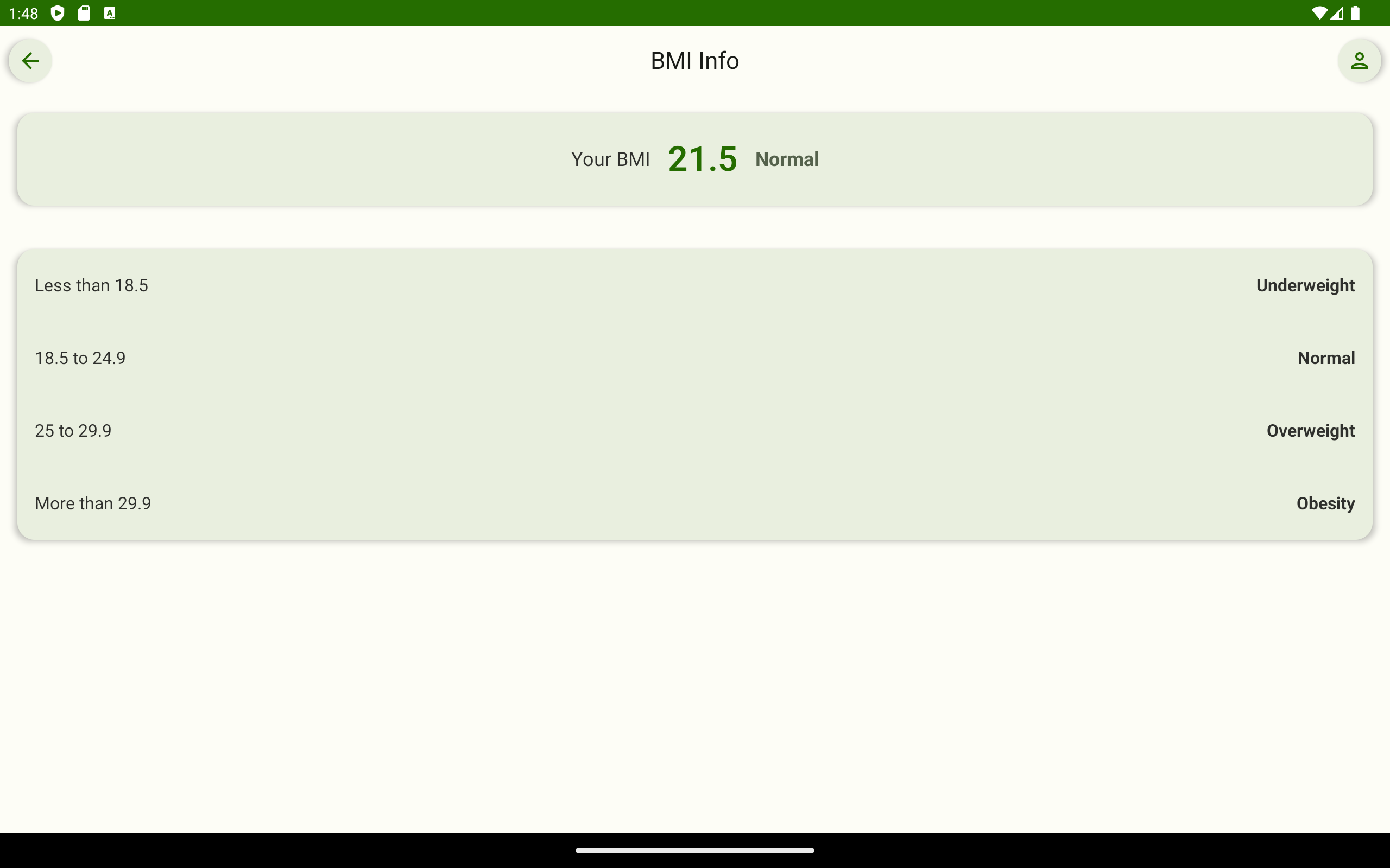 BMI calculator - App on Amazon Appstore
