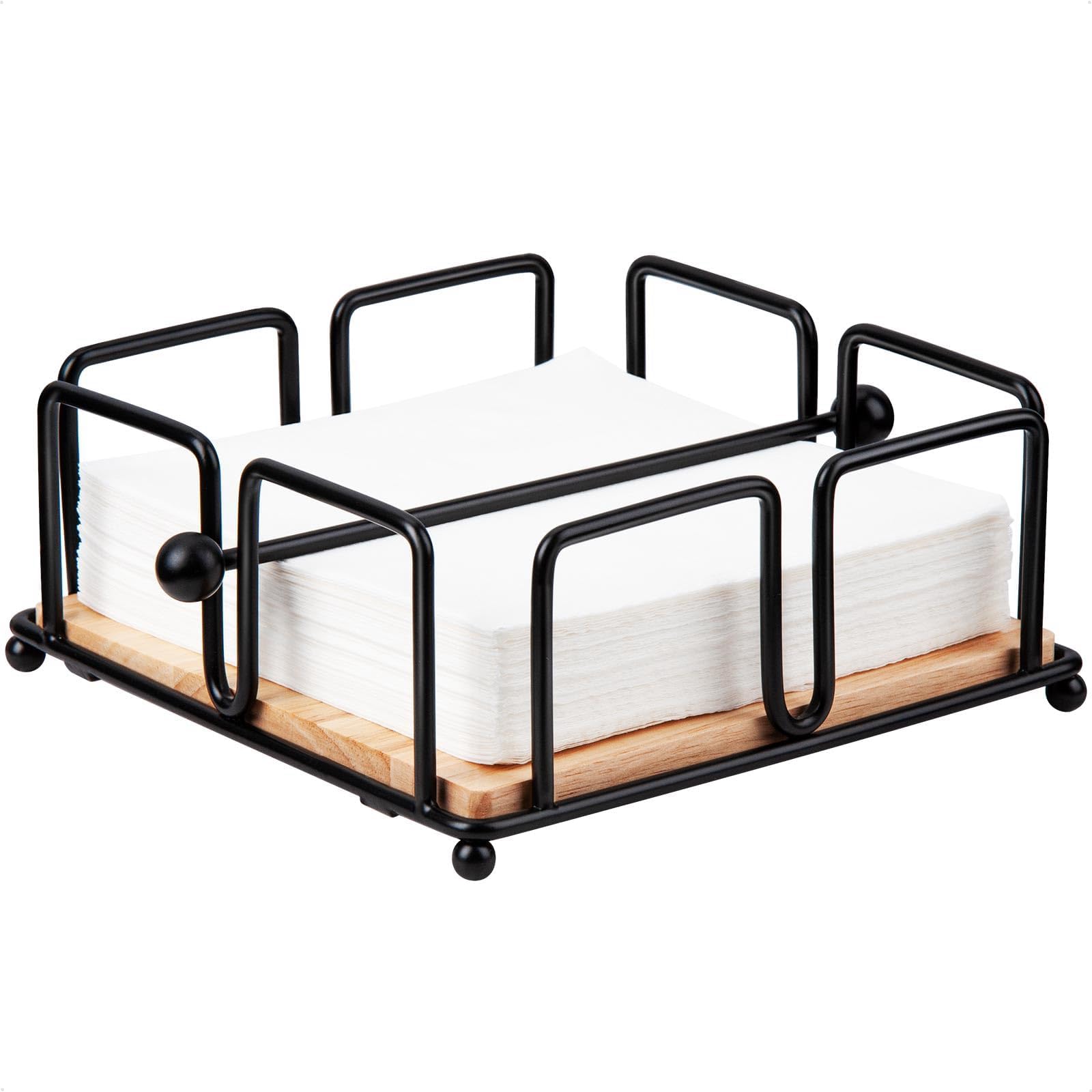 Amazon.com: MOLEDINO Flat Black Napkin Holder for Kitchen Dining Table ...