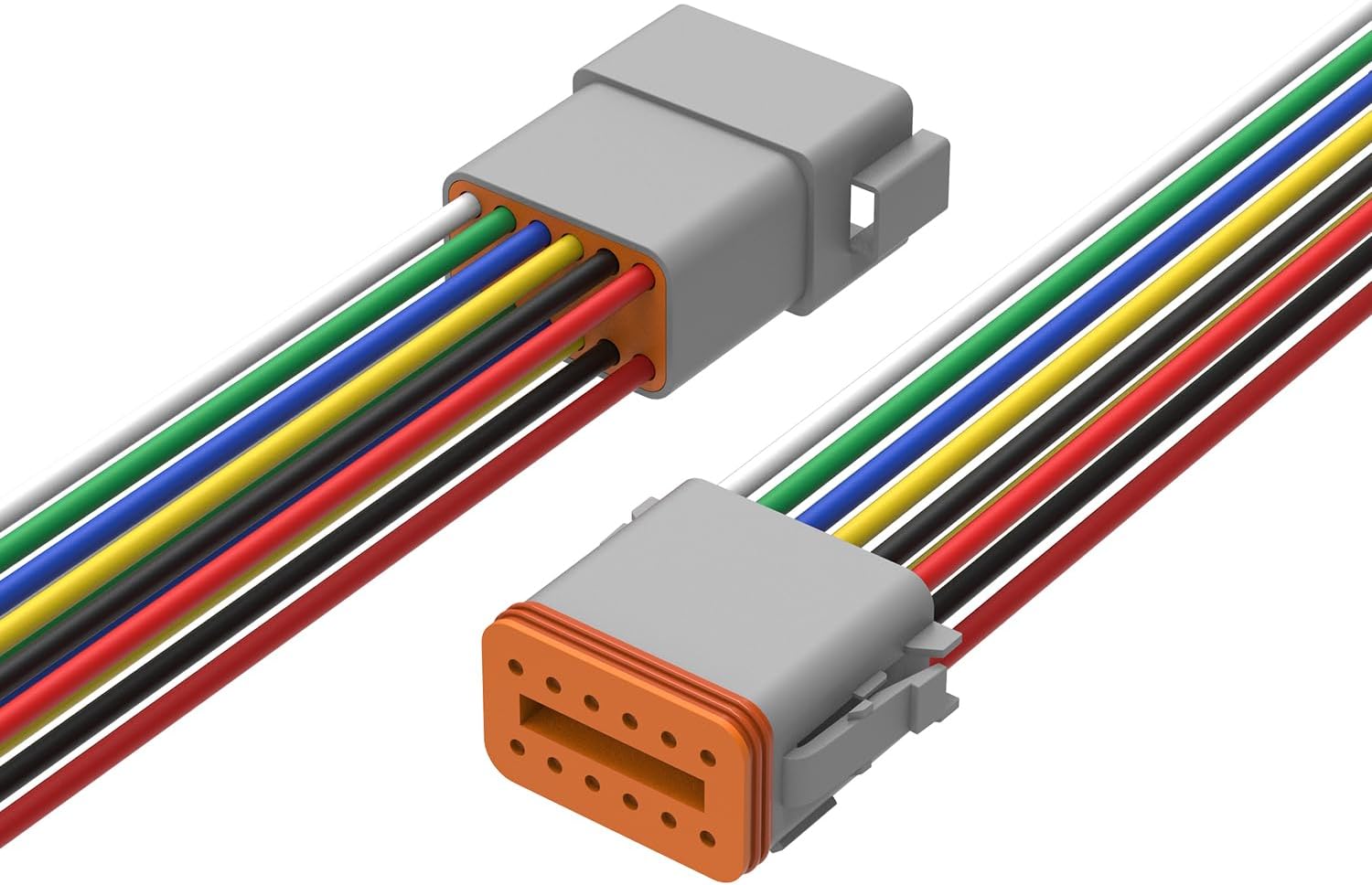Newdeli Deutsch 12 Pin Connector Kit Waterproof Electrical Connector 16 ...