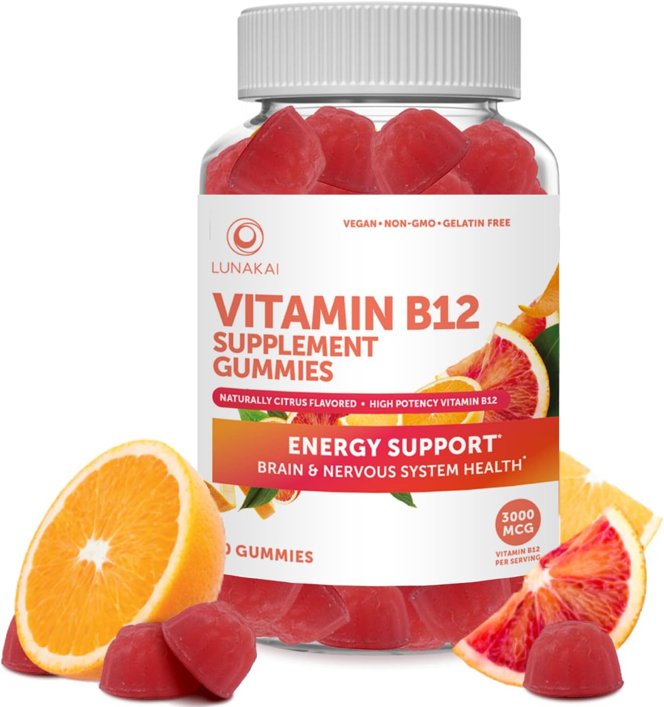 Amazon.com: Vitamin B12 Gummies for Adults - Methyl B-12 3000mcg ...