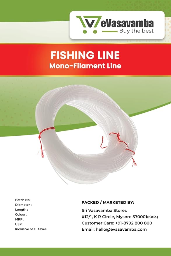 eVasavamba Fishing Wire | Mono-Filament Line | Nylon String ...