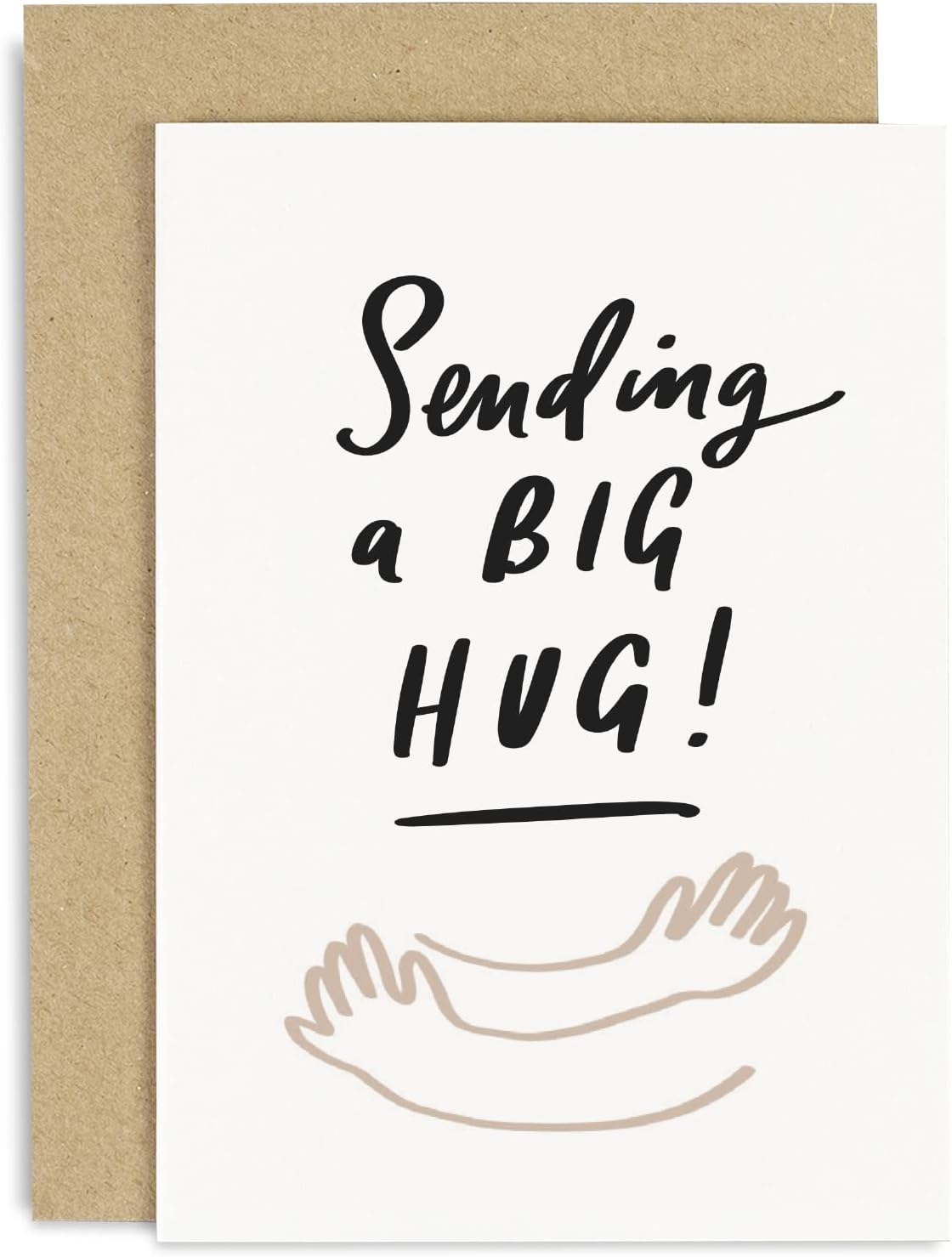 Old English Co. Cute Big Hug Card - Thinking Of You, Sympathy, Get Well ...