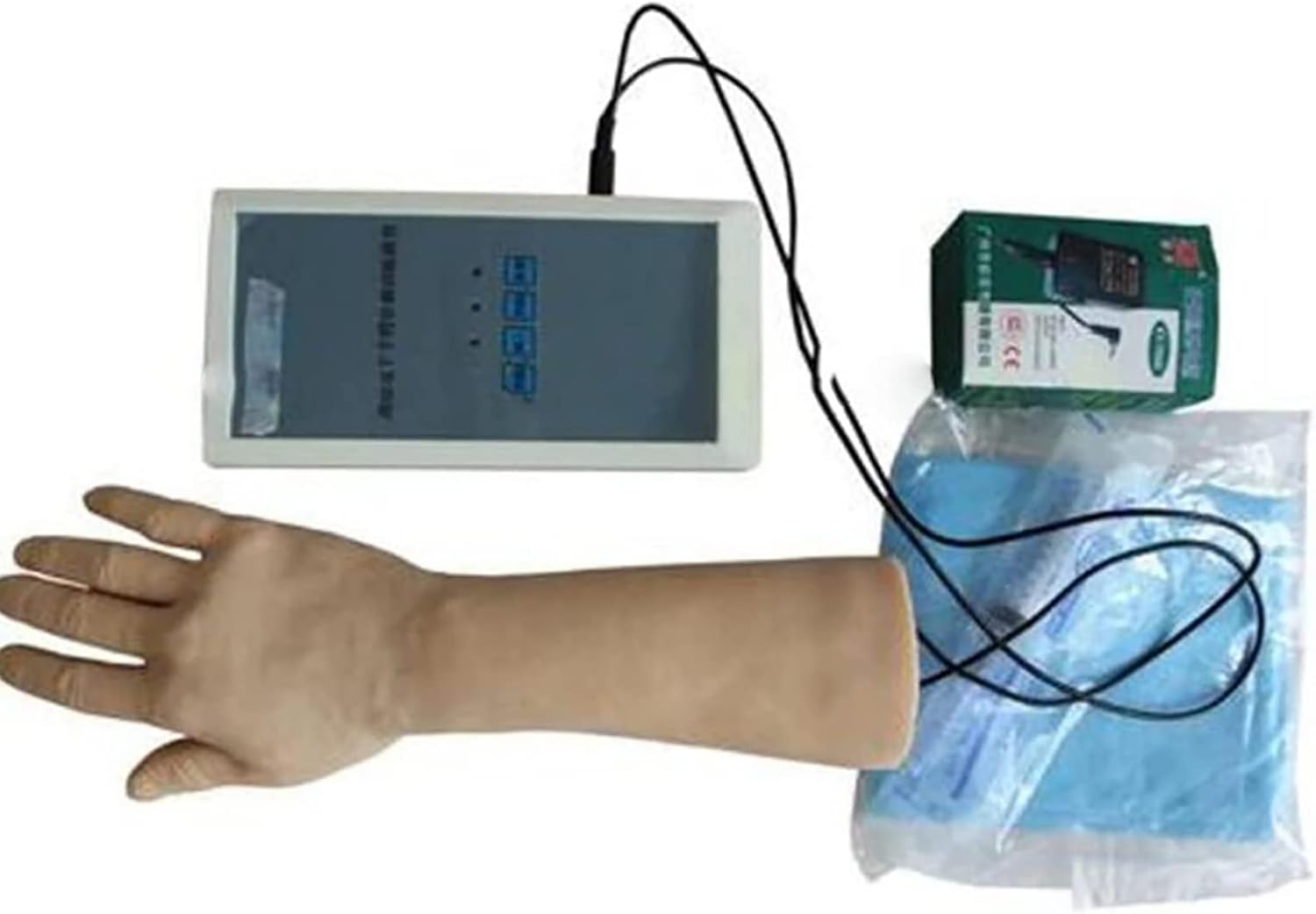 Electronic Arm Venipuncture Model with Alarm System IV Practice Arm Kit ...