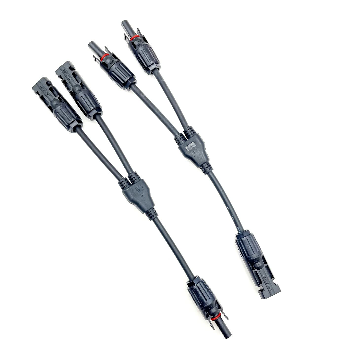 JZK 2X Y Shape Solar Panel MC4 Branch Cable connectors, photovoltaic ...