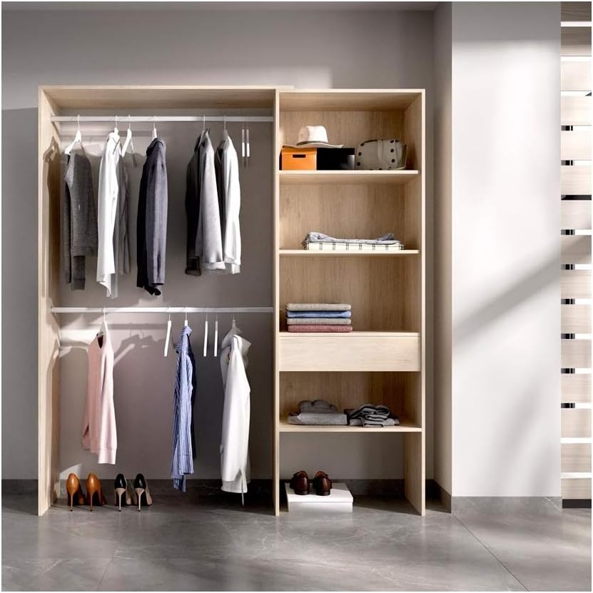 Offener Kleiderschrank Mit Schubladen