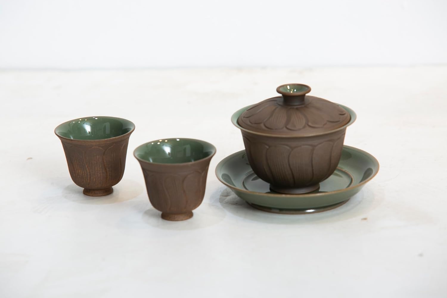 Amazon.com | Handmade Ceramic Tea Set, Antique Style Chinese Tea ...