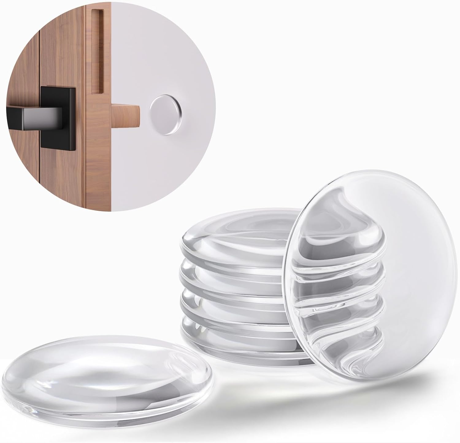 Amazon.com: Strongest Door Stoppers for Wall, LveSunny 6Pcs of 2" Door ...