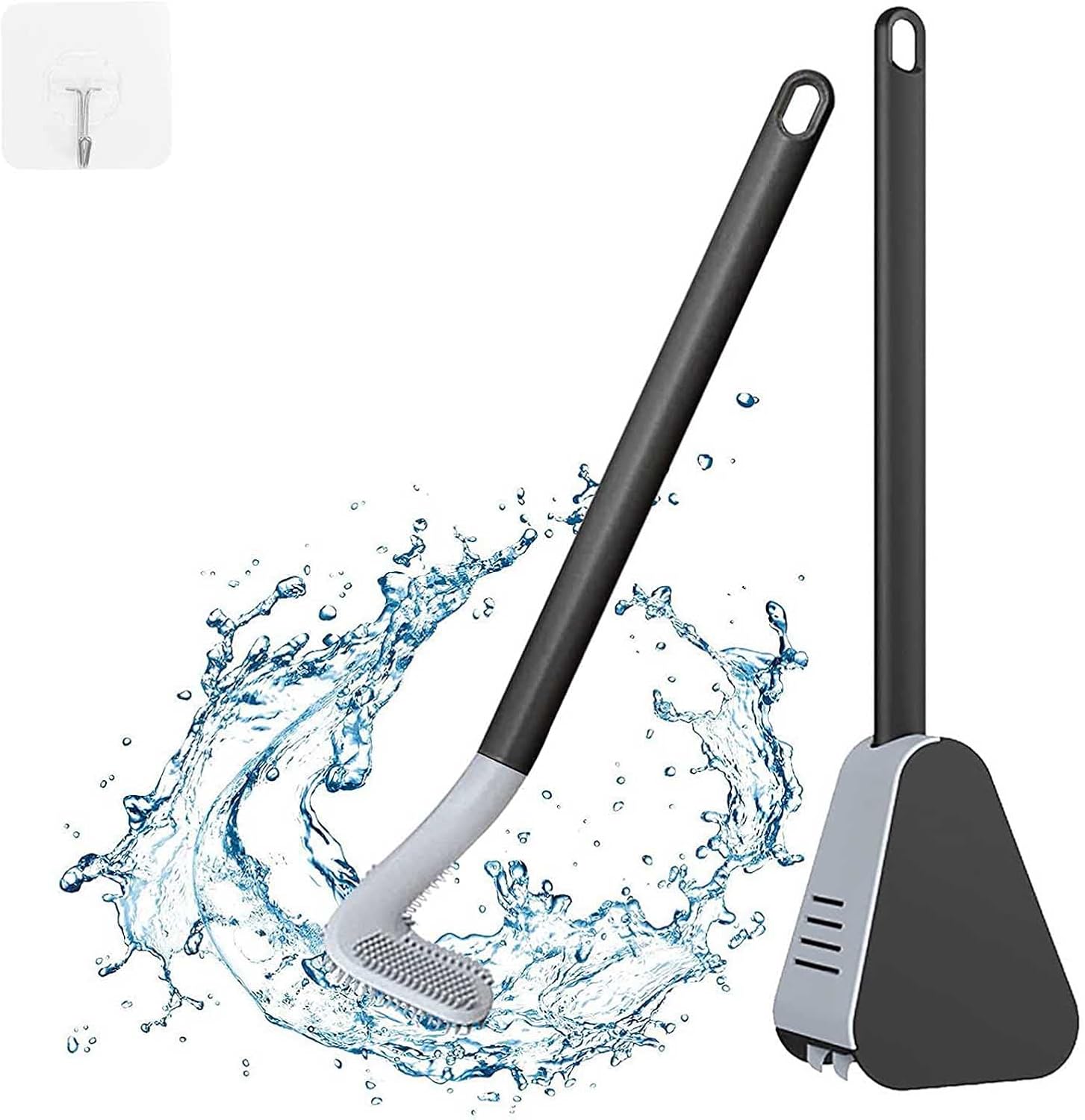 Amazon.com: Lendsaid Long Handled Toilet Brush, Homezo Golf Toilet ...