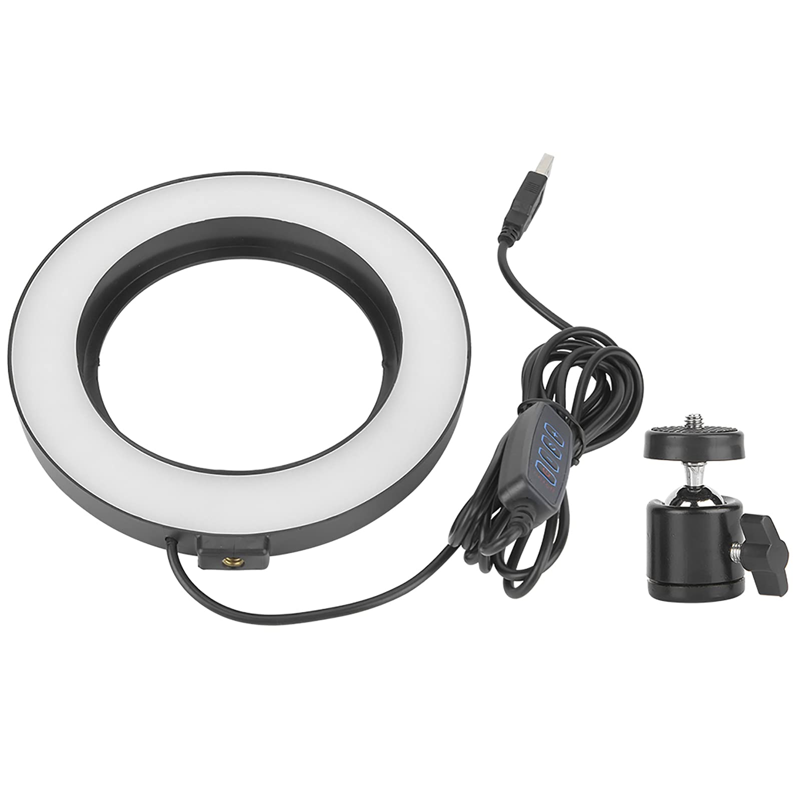 6 Inch LED Video Ring Light, Video Live Camera Make Up, Table Ring ...