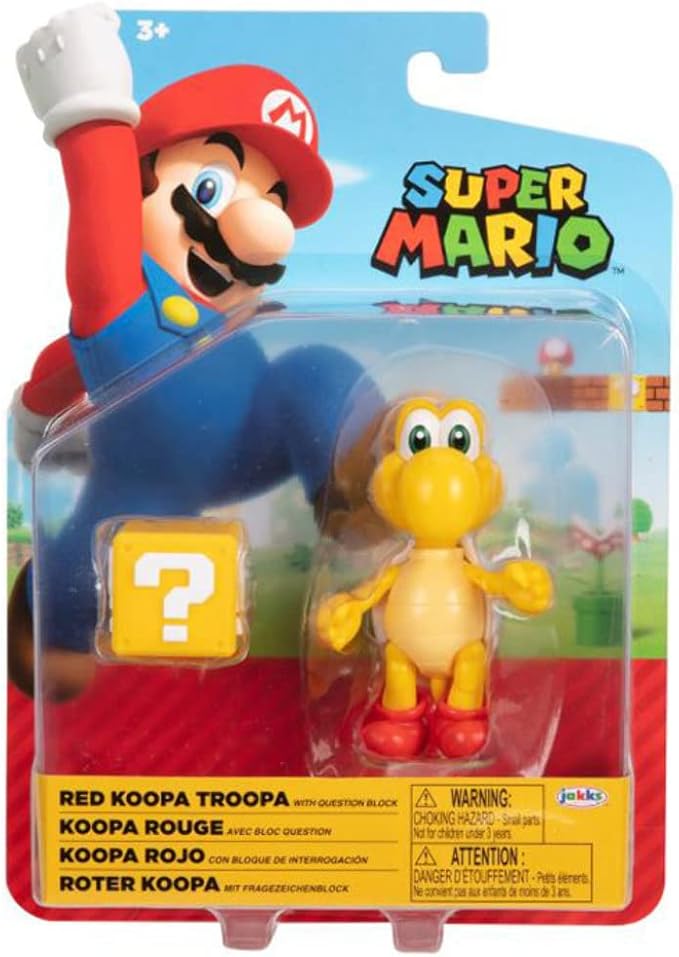 Amazon.com: SUPER MARIO Collectible Red para Koopa Troopa 4 inch ...