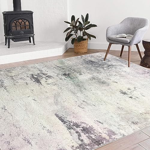 ASIinnsy Area Rugs Abstract Rug Modern Rugs Living Room Soft Short Pile ...