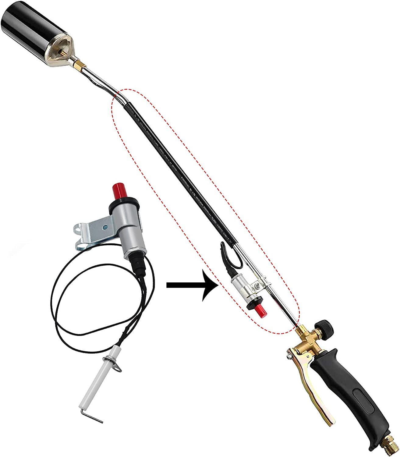 Snapklik.com : MENSI Propane Self Ignition High BTU Weed Torch ...