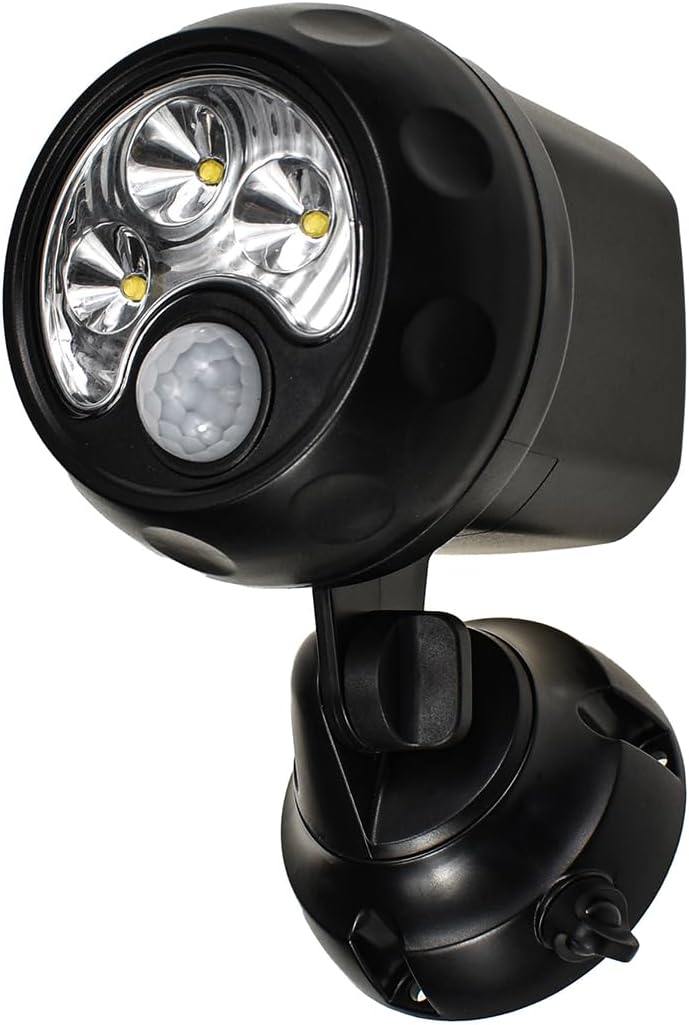 J.LUMI YCB2050 Battery Operated Motion Spotlight Outdoor, LED 5000K ...