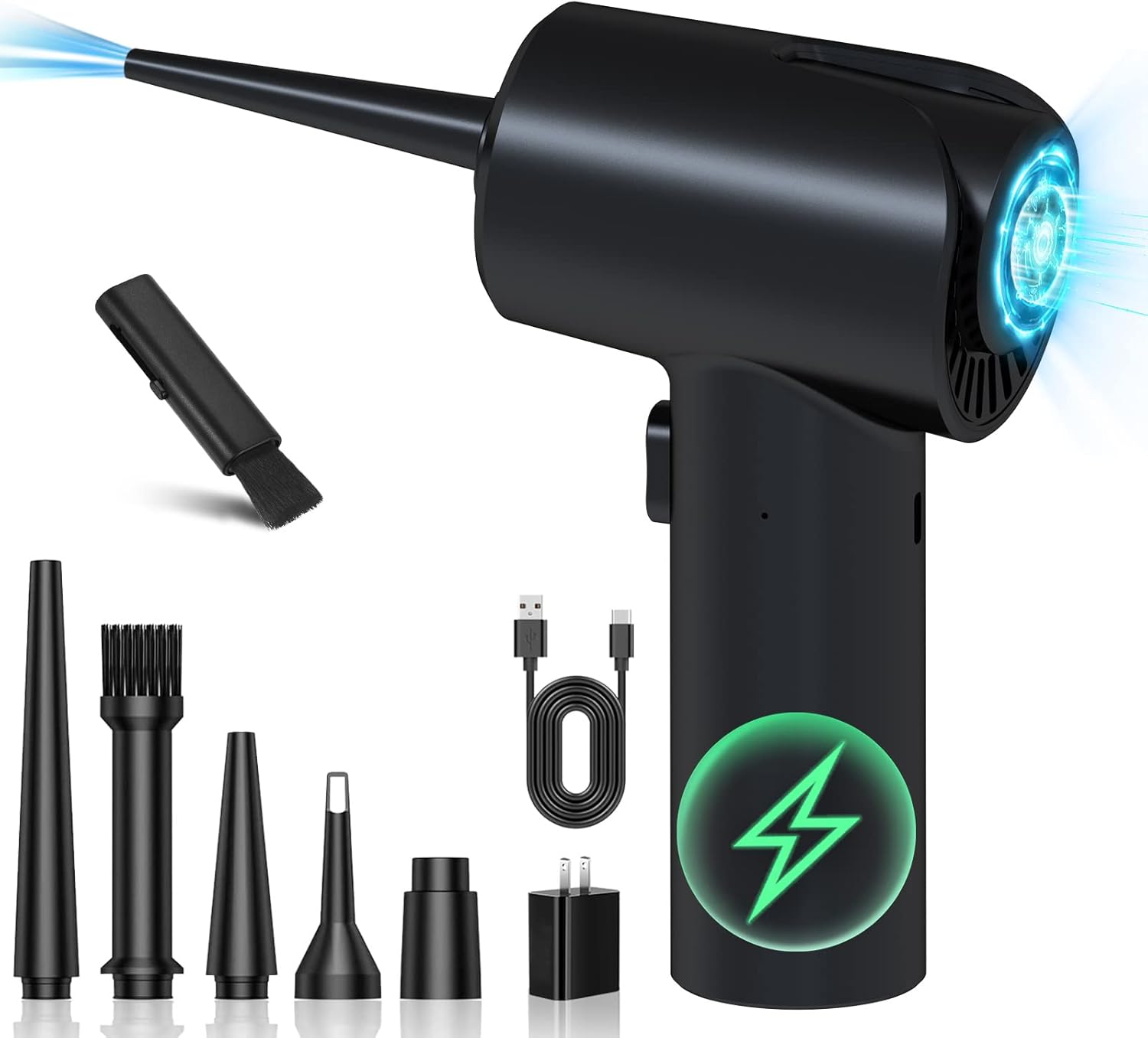 Amazon.com: Keyboard Cleaner - Eletric Air Duster, iDOMi Compressed Air ...