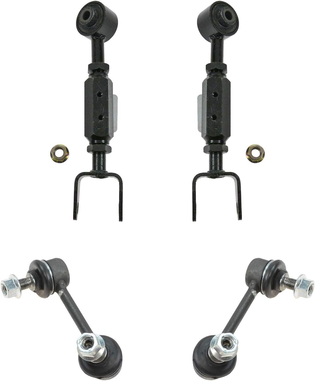 Amazon.com: TRQ Rear Suspension Kit Control Arm Sway Bar Stabilizer ...