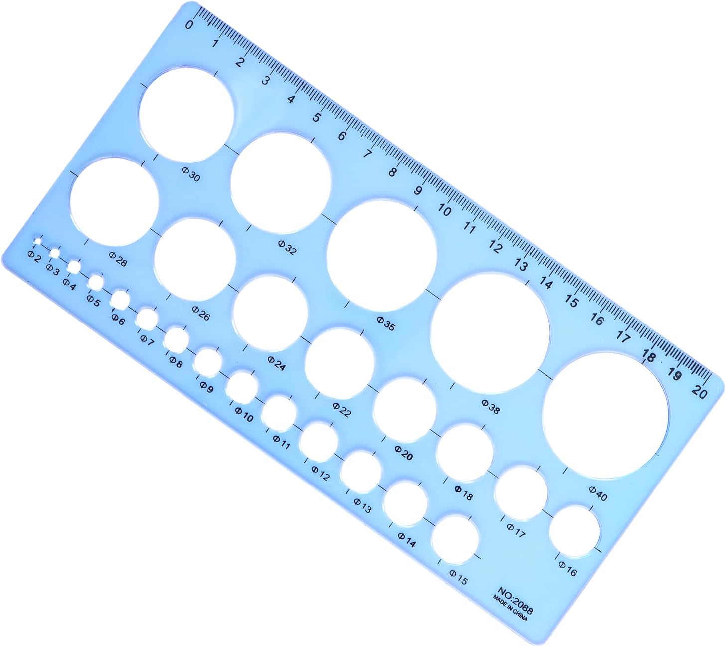 Amazon.com: RZDEAL Circle Round Stencil Template Artist Design Drawing ...