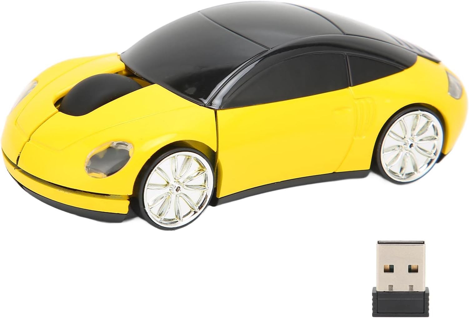 Amazon.com: ASHATA Wireless Mouse, 2.4G Sport Car Shaped Mouse ...
