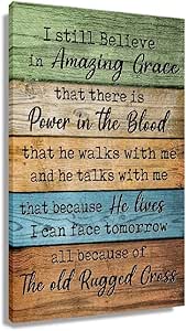 Amazon.com: Christian Wall Artwork Prints I Still Believe In Amazing ...