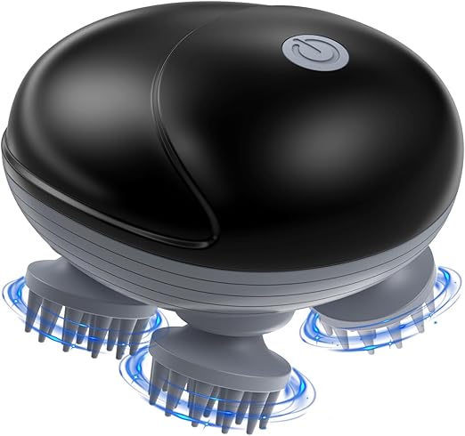 Amazon.com: Olipiter Upraded Handheld Cat Massager Dog, 4 Massage Heads ...