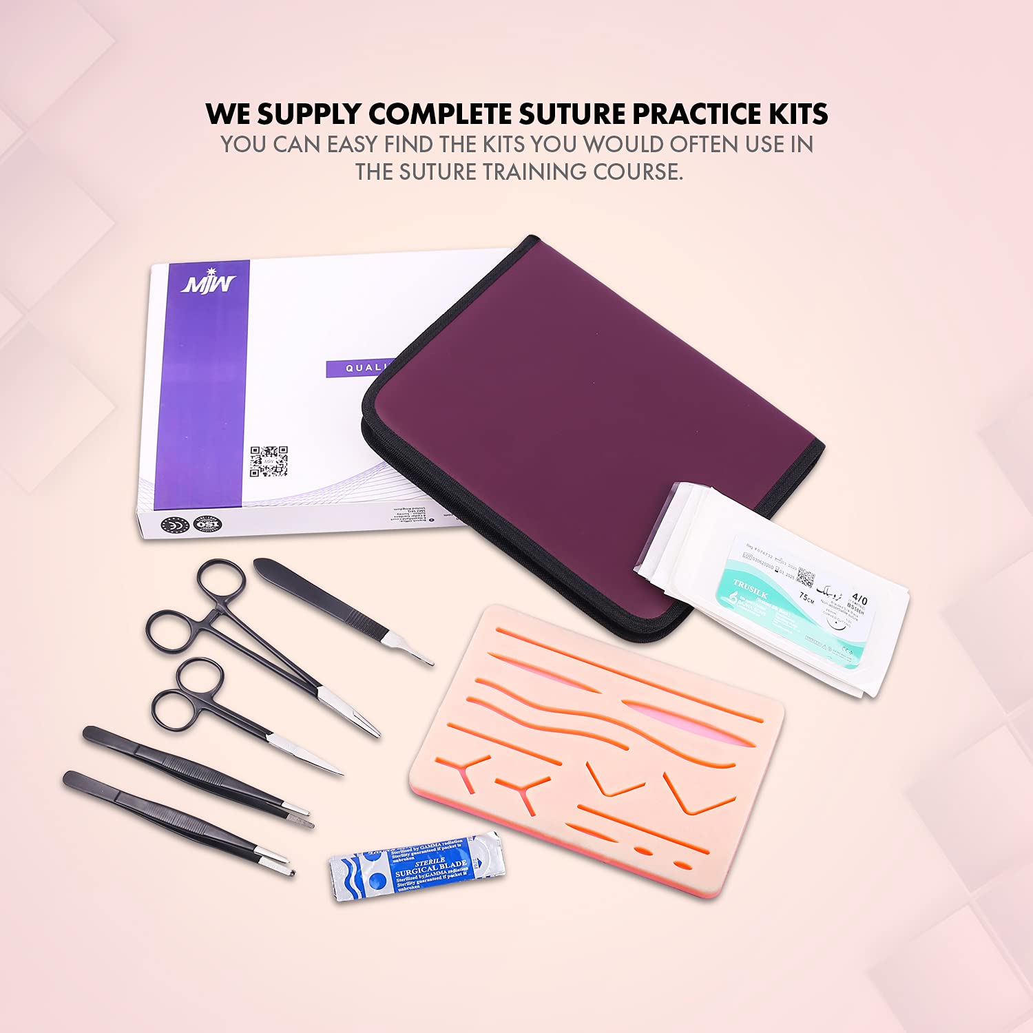 Snapklik.com : Suture Practice Kit For Medical Student, Complete Suture ...