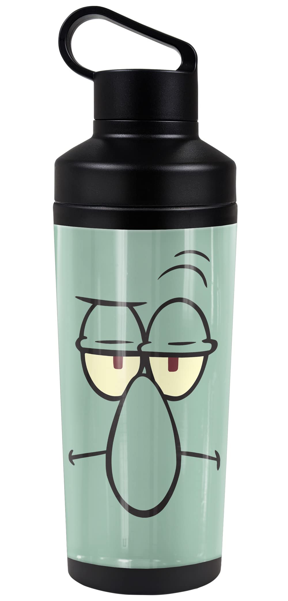 Amazon.com: Spongebob OFFICIAL Squidward Angry Face 18 oz Insulated ...
