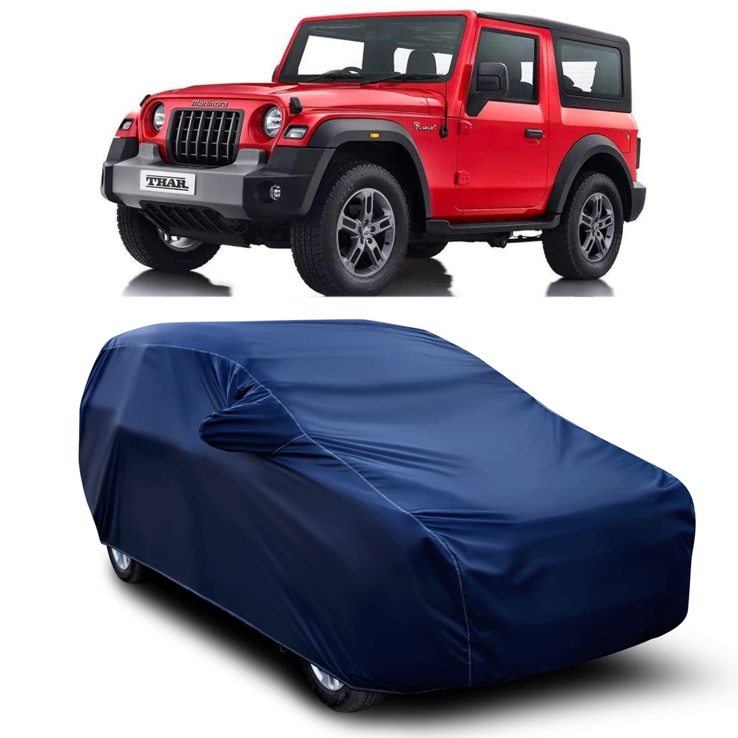 JEHOVA Car Cover for Mahindra Thar LX 4-Str Convert Top at Water ...